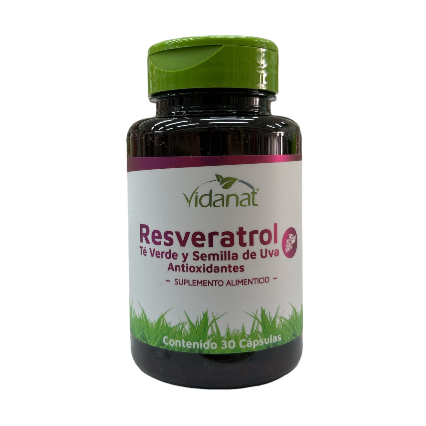 Resveratrol, Té Verde y Semilla de Uva 30 cápsulas | NatuZem