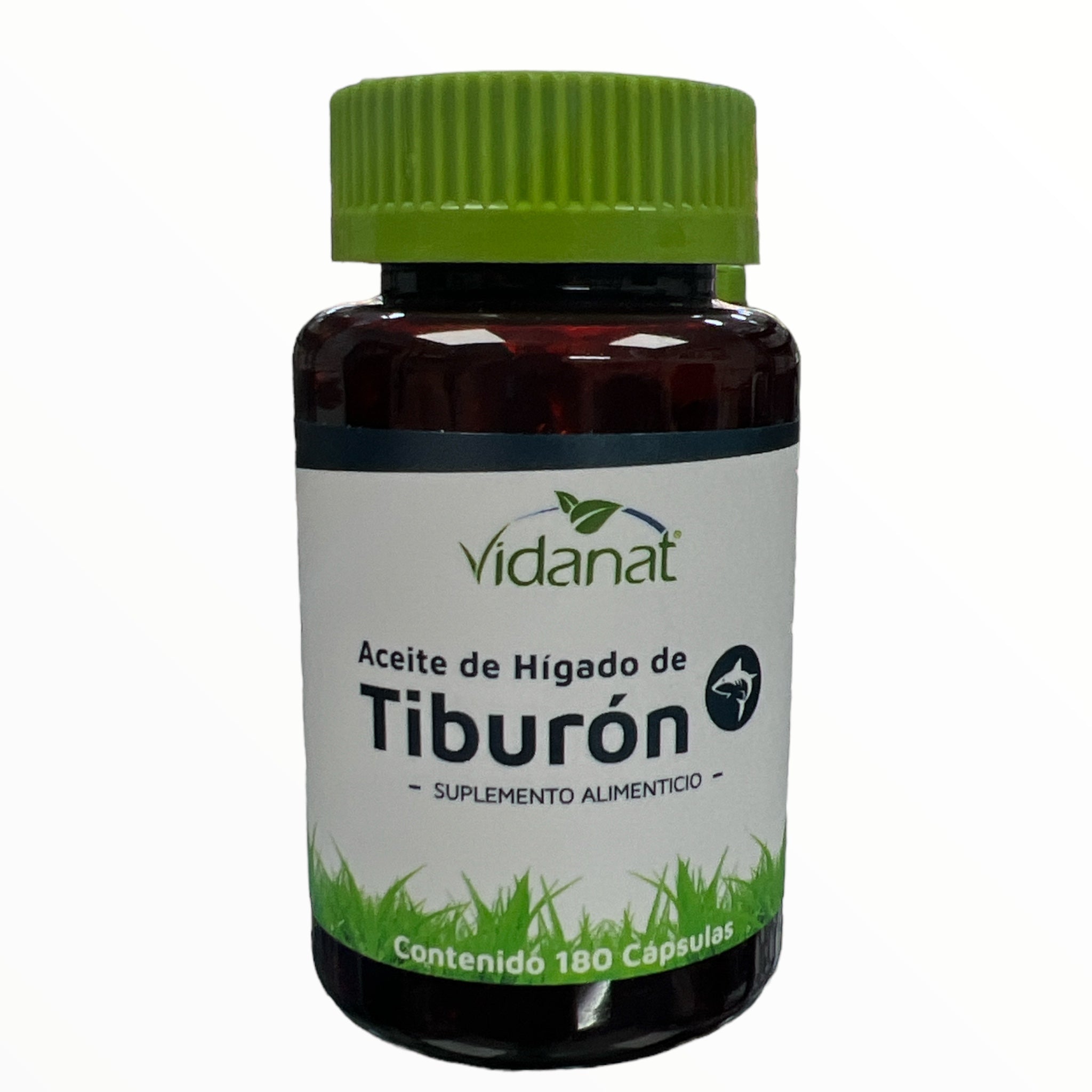 Aceite De Hígado De Tiburón 180 Cápsulas Vidanat Natuzem