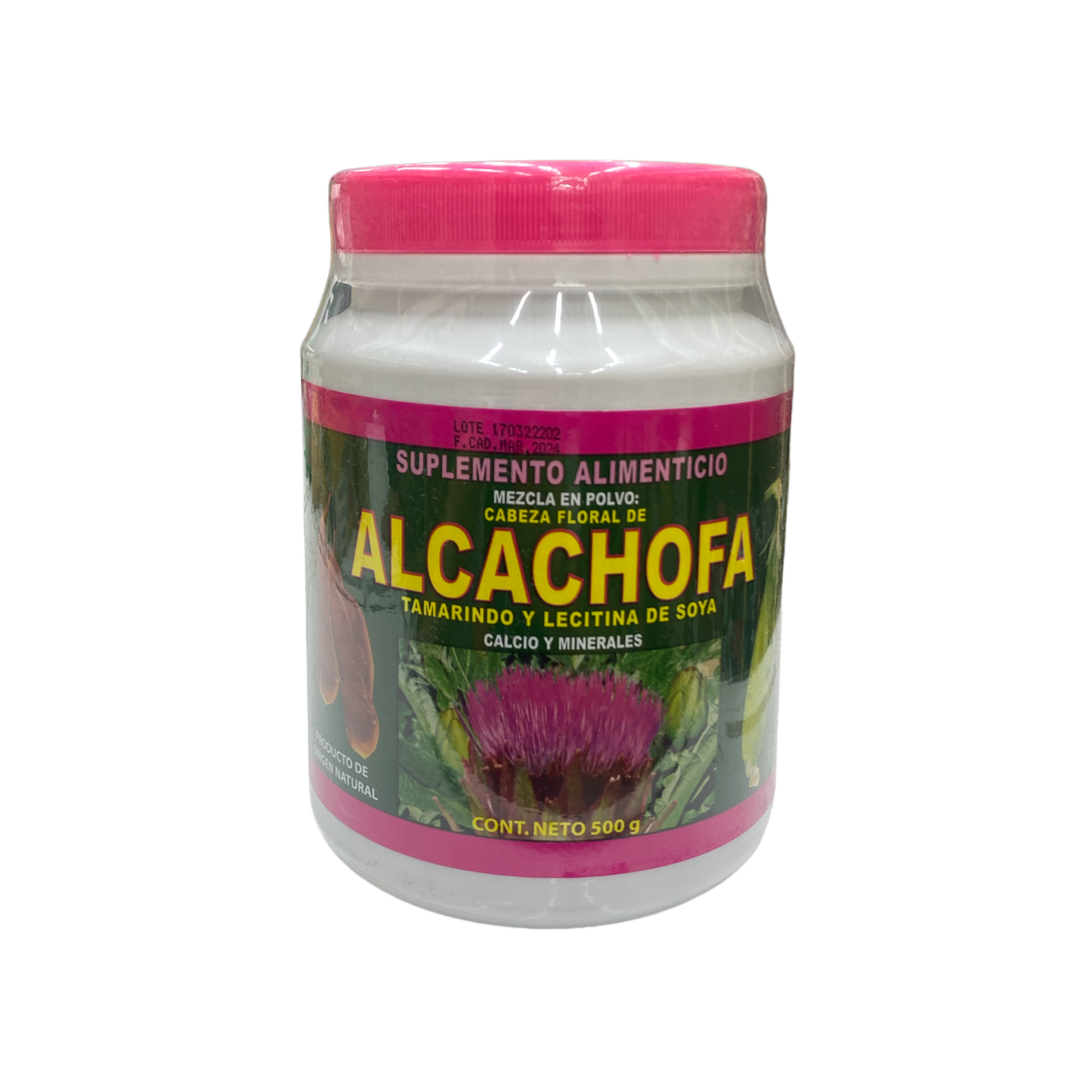 Fibra Alcachofa 500 g Centro Botánico Azteca | NatuZem